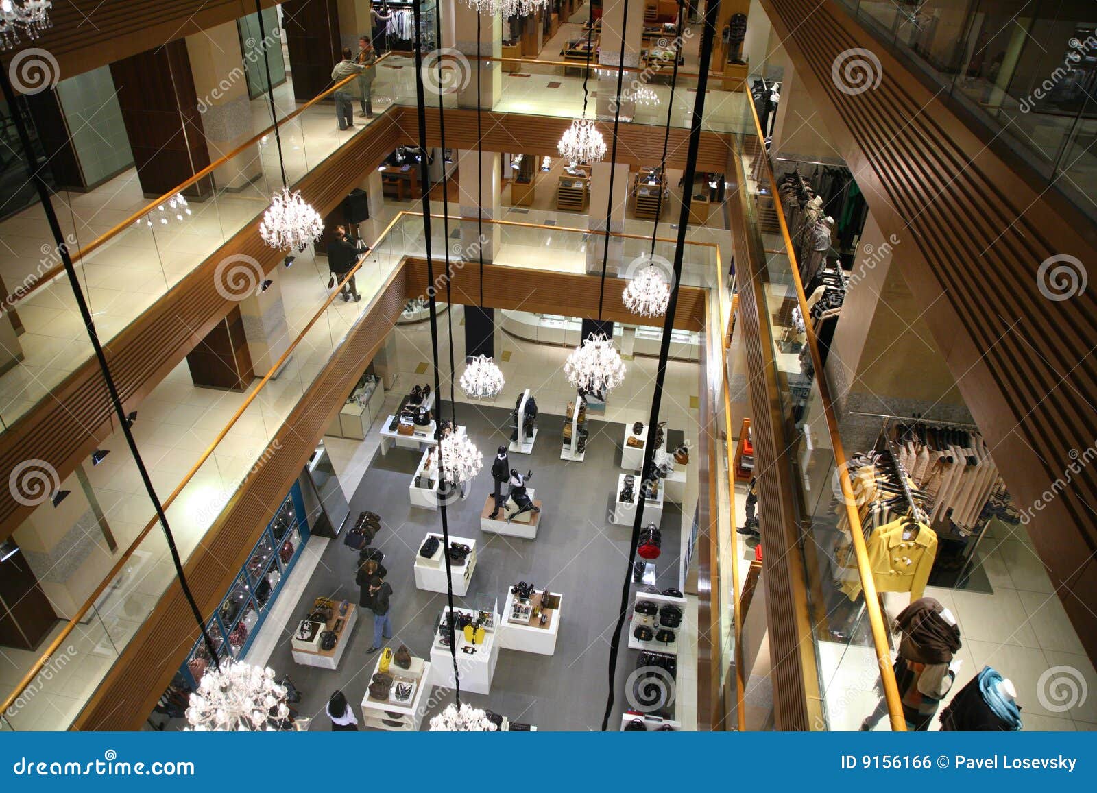 In big shop stock photo. Image of luxury, escalators, office - 9156166