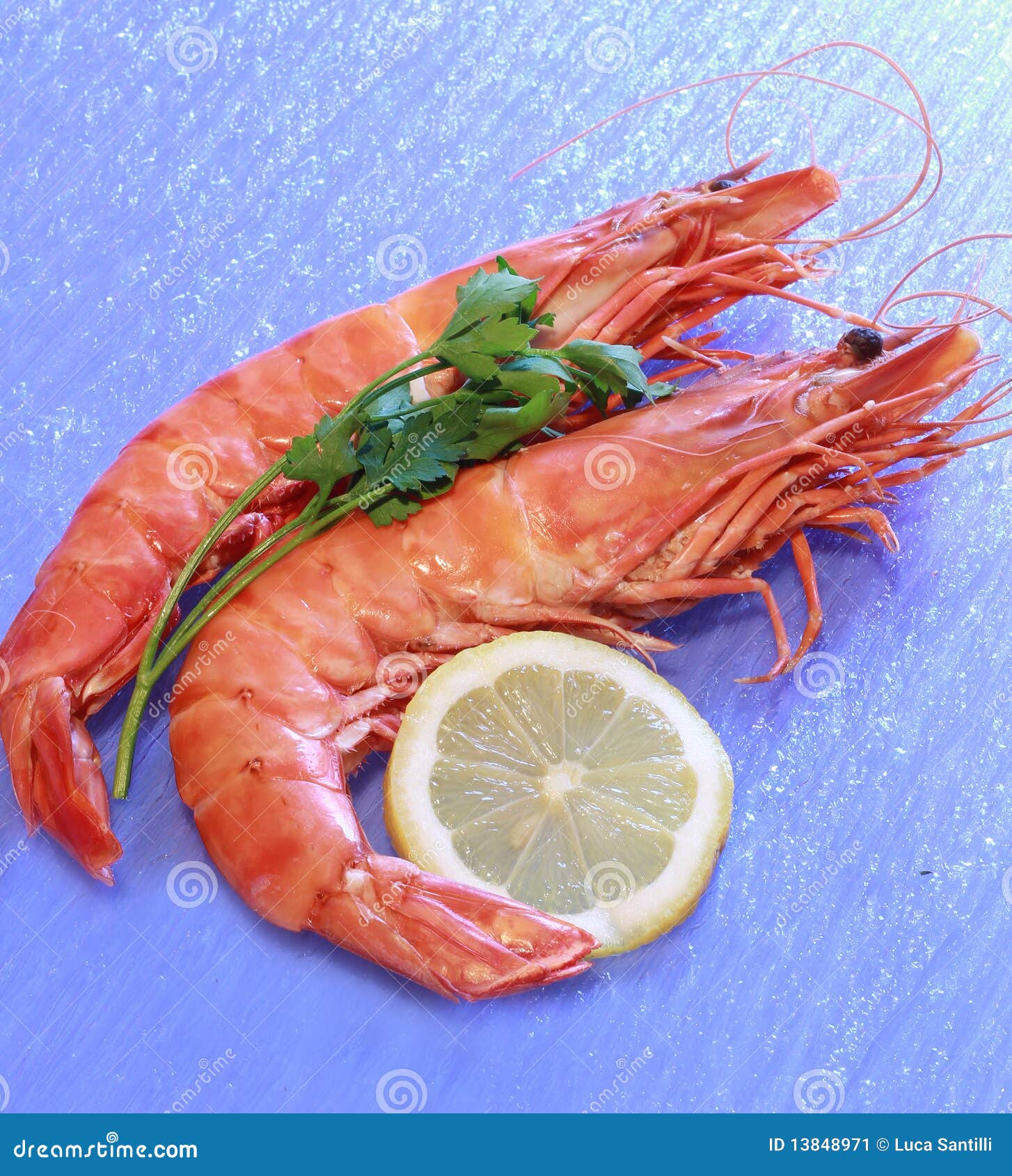 Big shrimps stock image. Image of cooked, appetizer, american - 13848971