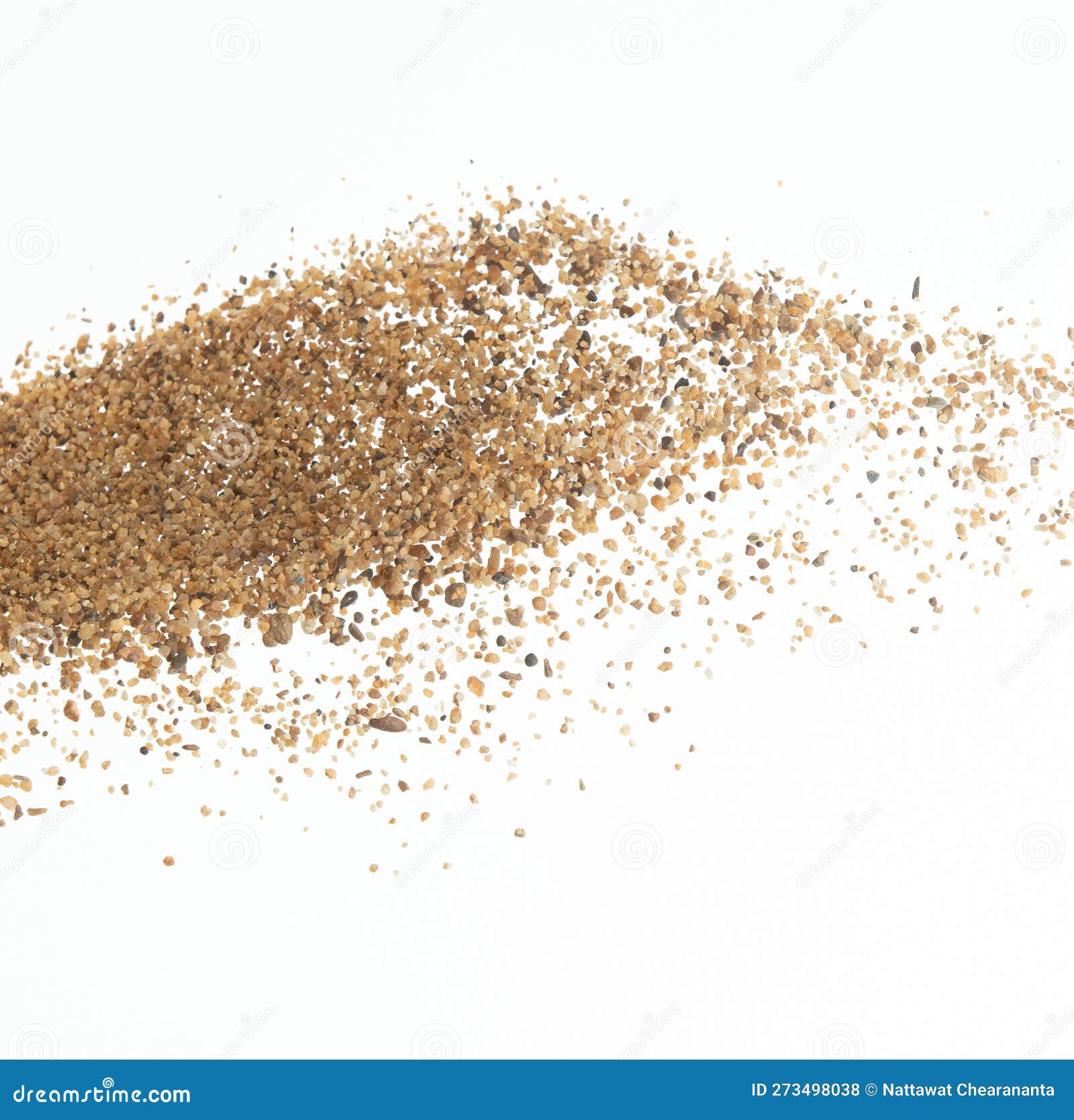 Big Size Sand Flying Explosion, Golden Grain Wave Explode. Abstract ...
