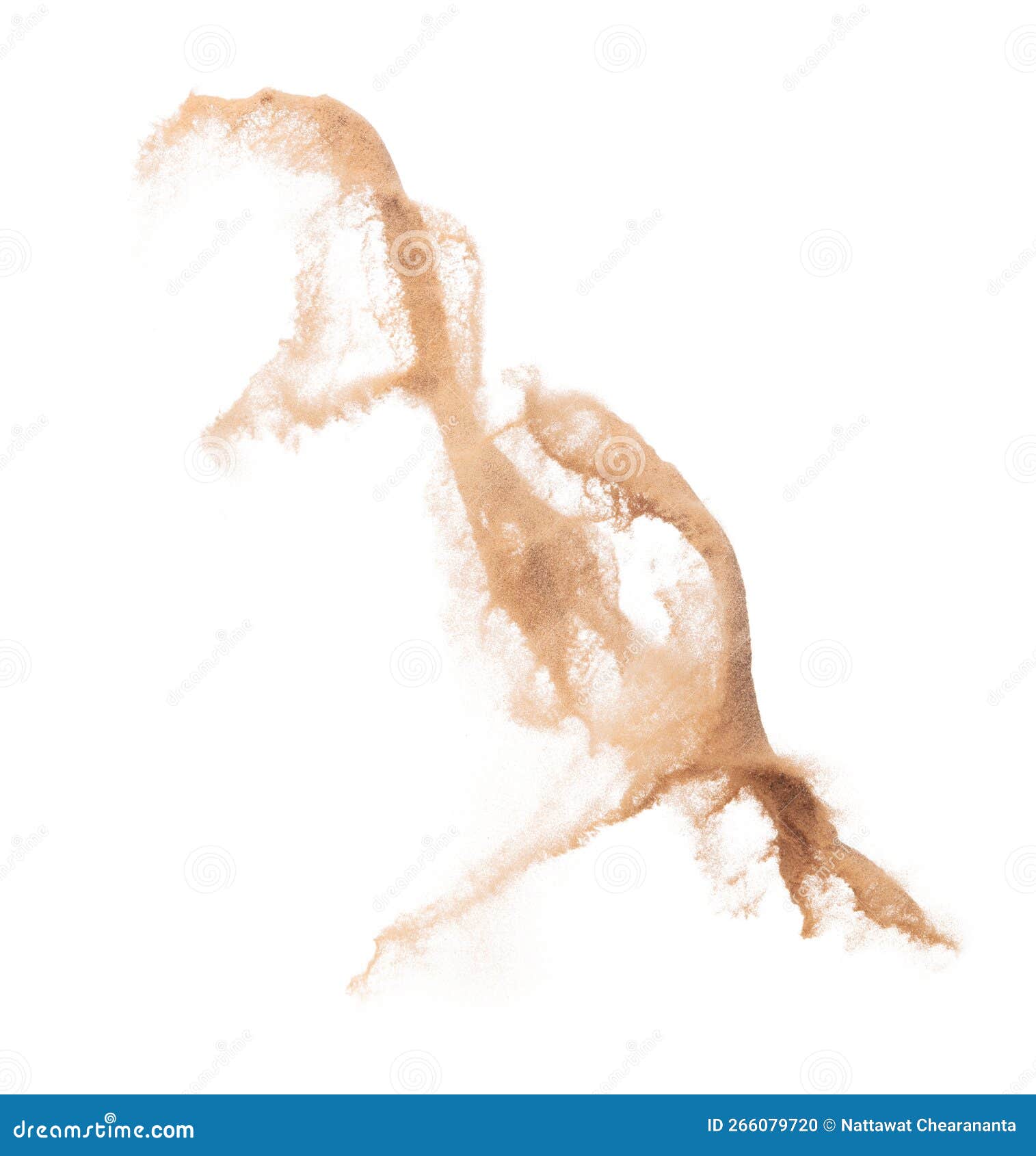 Big Size Sand Flying Explosion, Golden Grain Wave Explode. Abstract ...