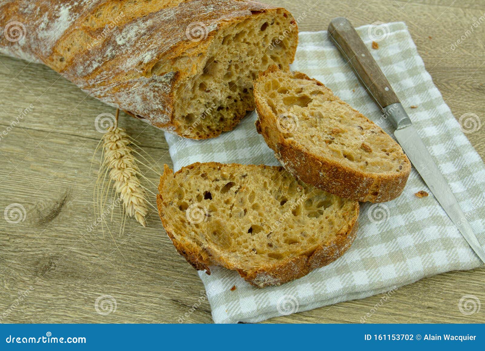 Big sliced bread stock photo. Image of freshness, loaf - 161153702