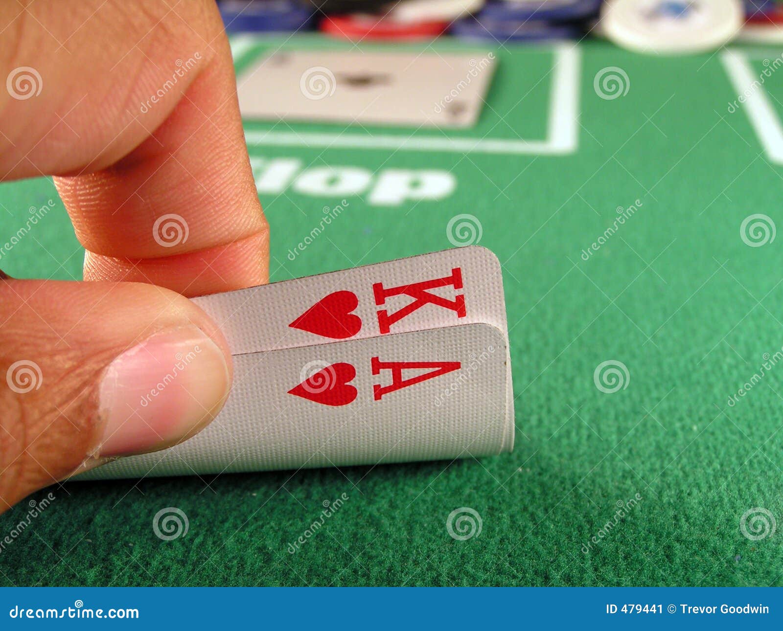 Big Slick Hearts stock image. Image of limit, gamble, texas - 479441