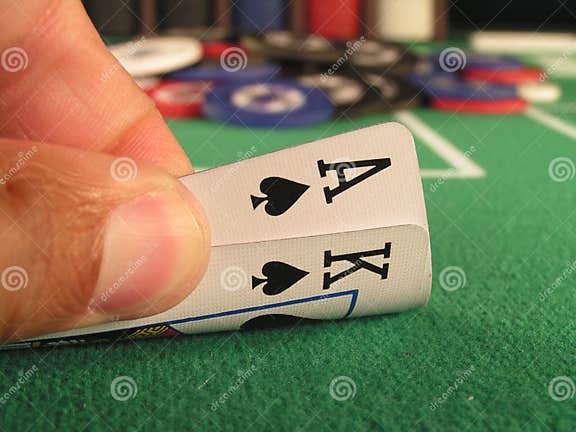 Big Slick Spades stock photo. Image of spades, suited, chip - 554596
