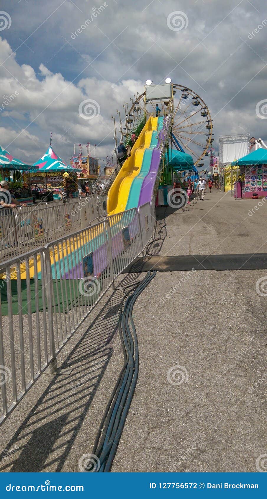 Big slide editorial photography. Image of fair, ride - 127756572