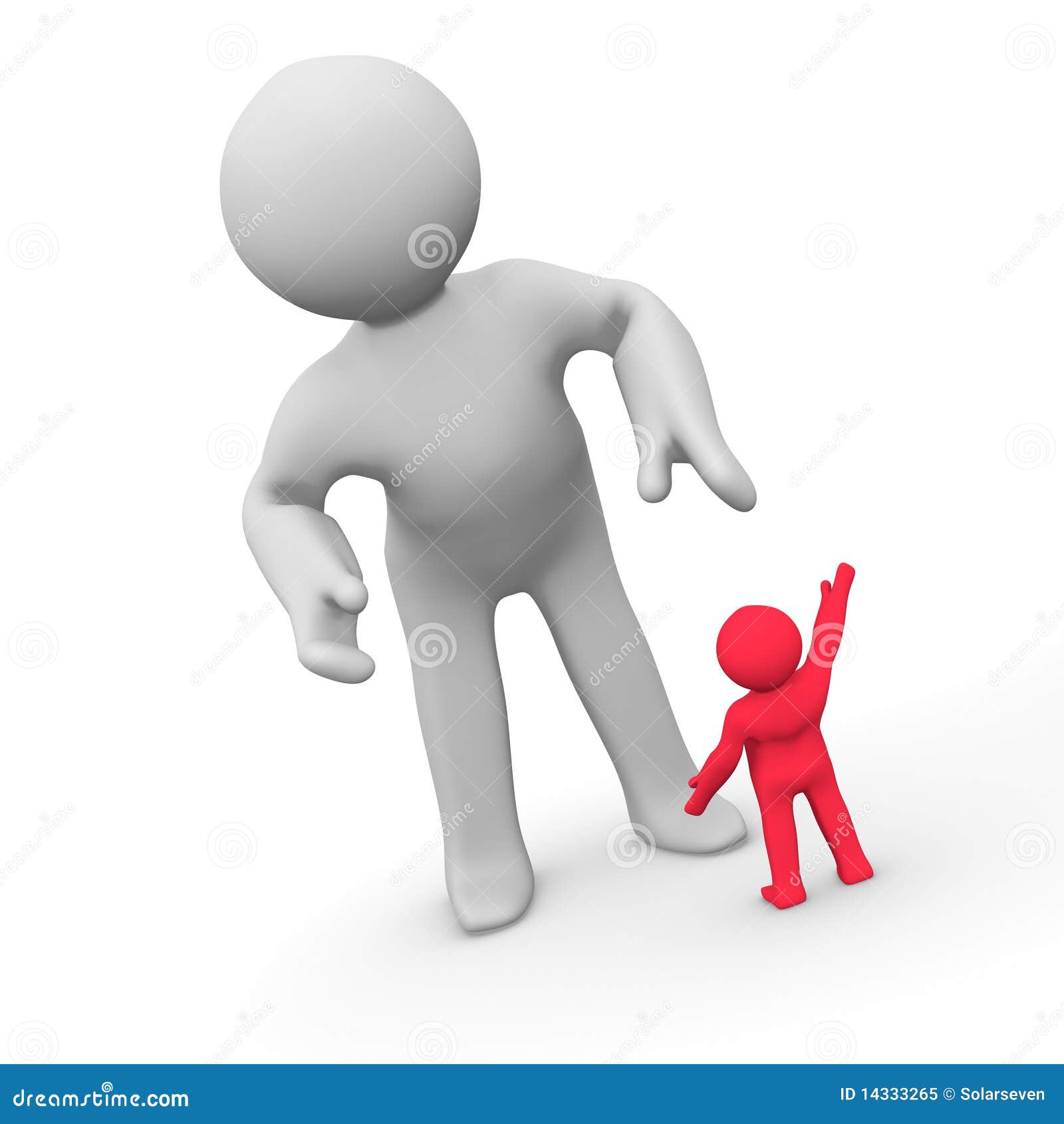 Big and Small stock illustration. Illustration of surprise - 14333265