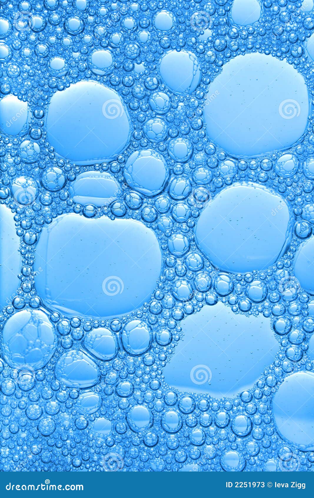 Big and small blue bubbles stock image. Image of float - 2251973