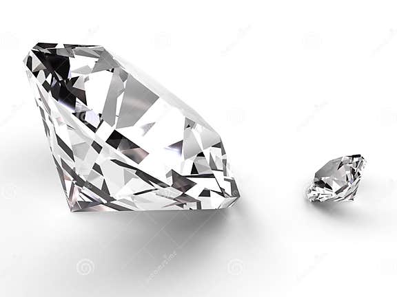 Big and small diamond stock illustration. Illustration of decoration ...