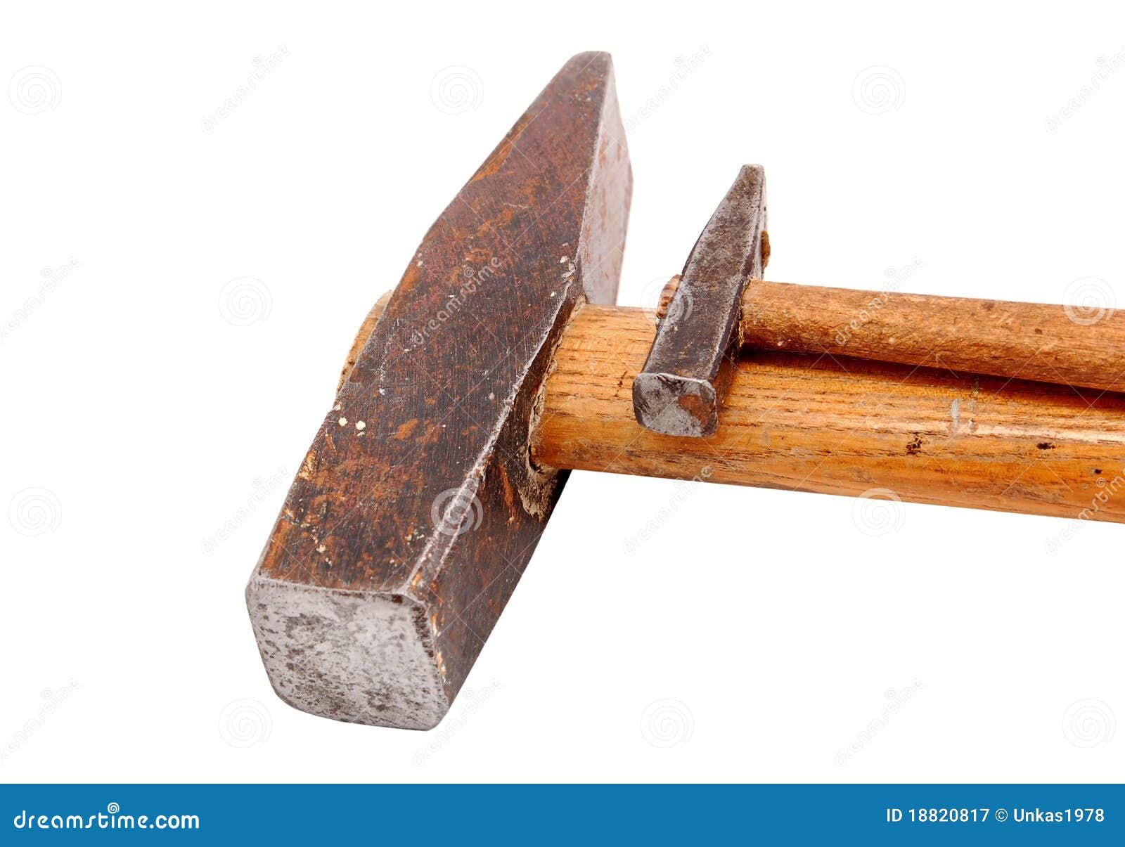 Big and small hammer stock image. Image of whack, isolated - 18820817