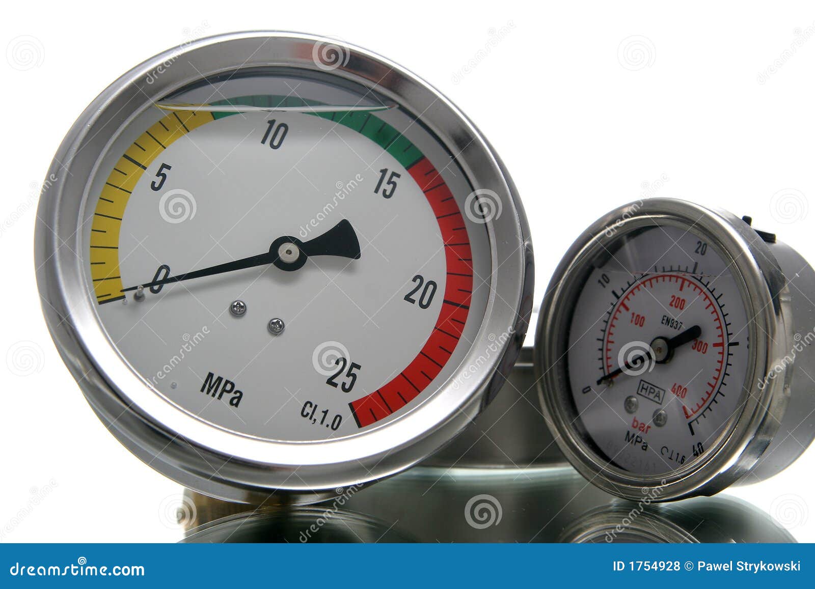 Big and small manometer stock photo. Image of cylinder - 1754928