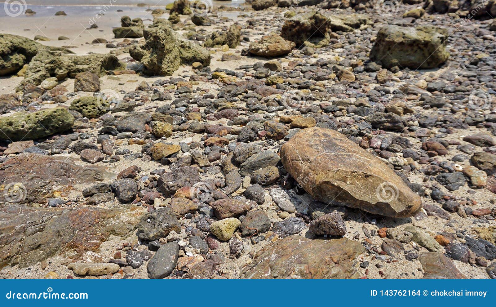 Big and Small Rocks on the Beach Stock Photo - Image of rocks, small ...