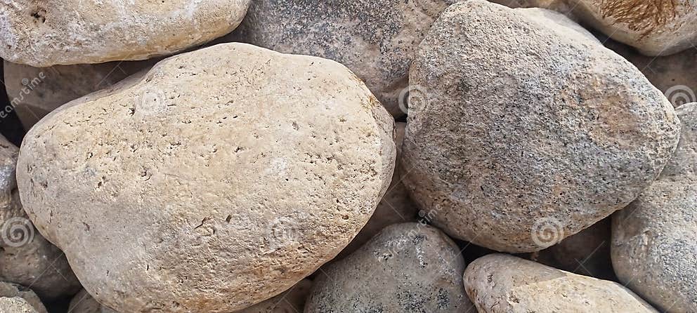 Big and Small Rocks by the River Stock Image - Image of rocks, geology ...