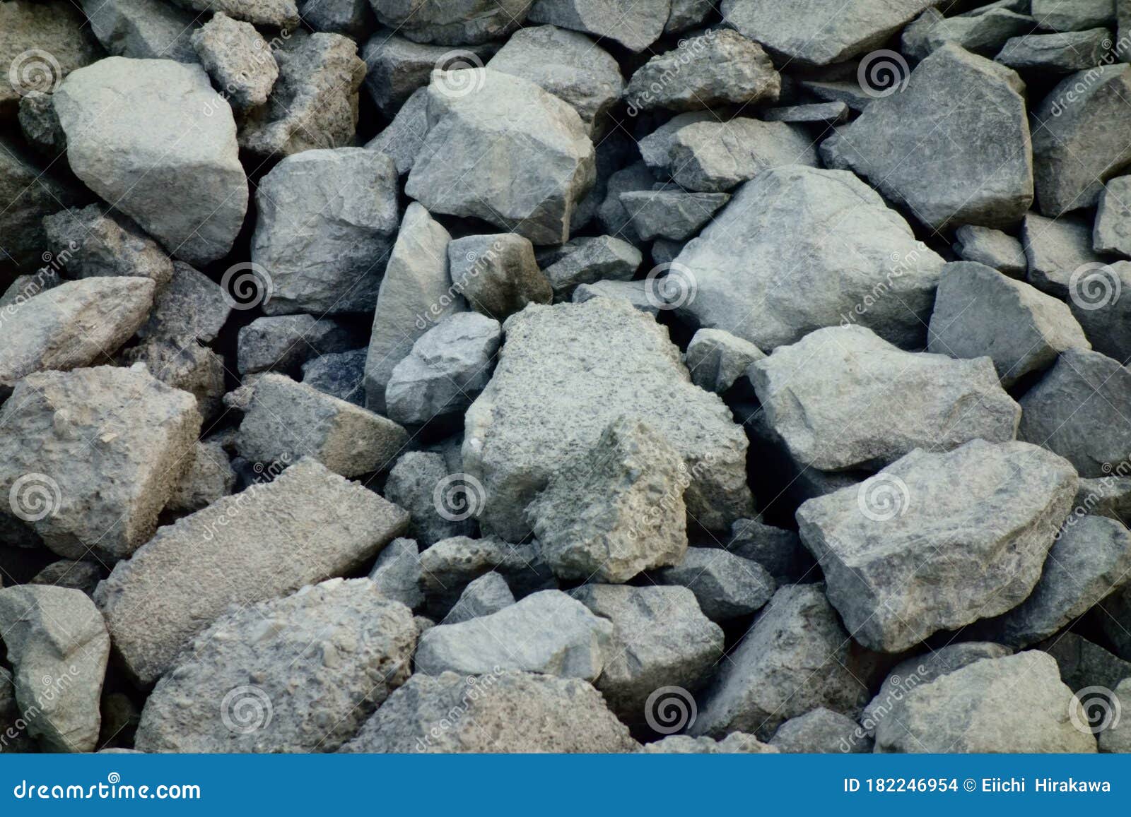 Big and Small Rocks of River Stock Photo - Image of bank, pattern ...