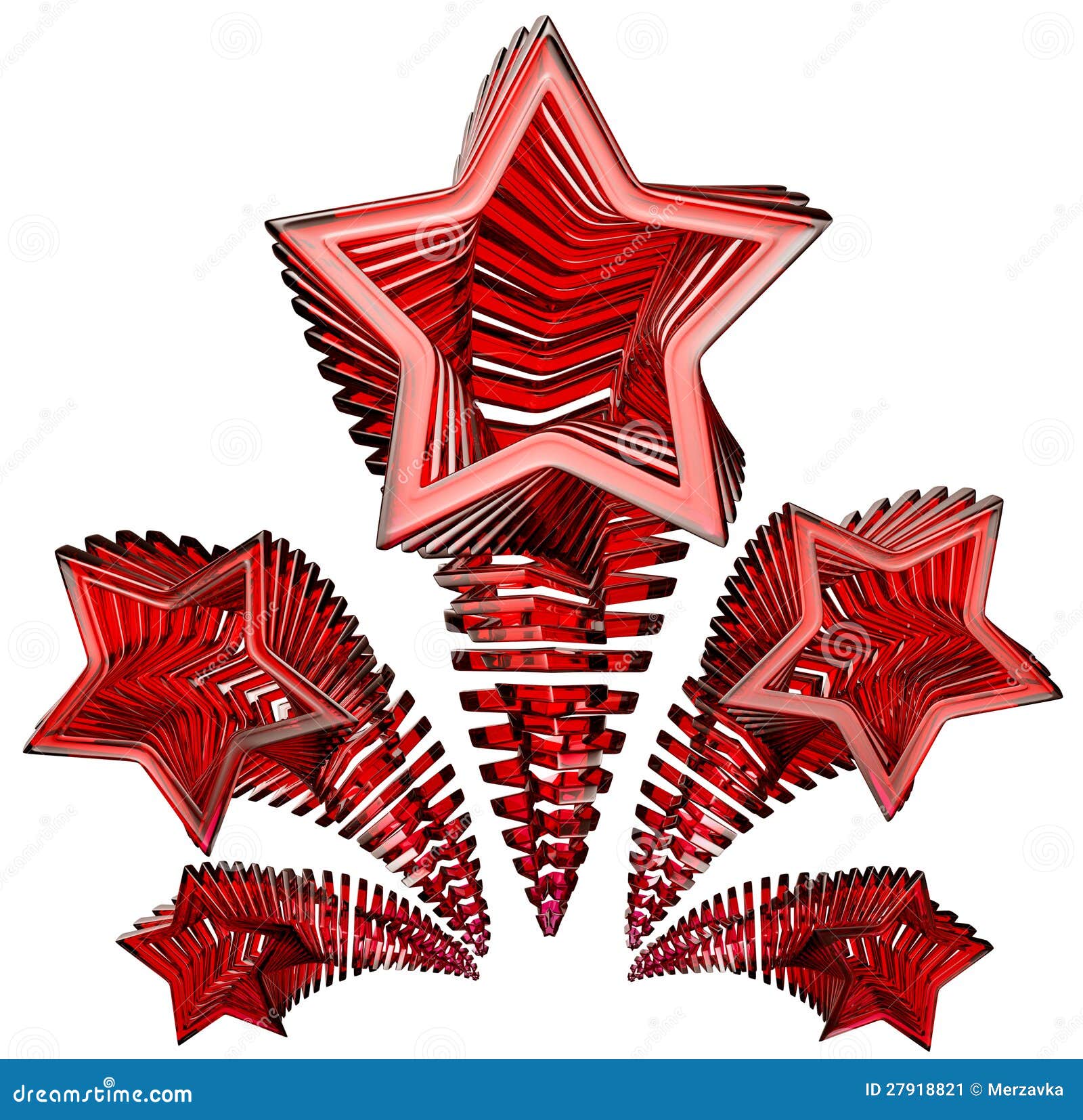 Big and Small Stars in Motion Stock Illustration - Illustration of ...