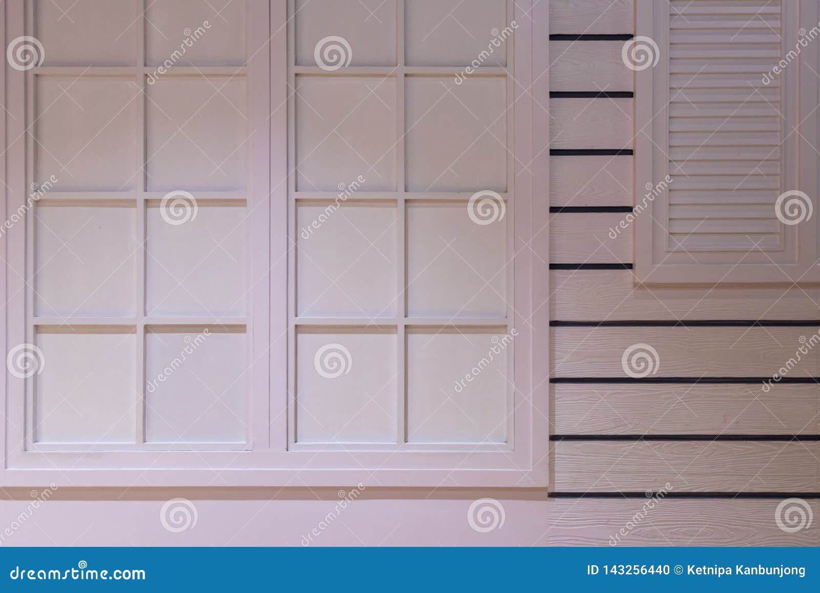 Big and Small Window on Wood Background Stock Photo - Image of timber ...