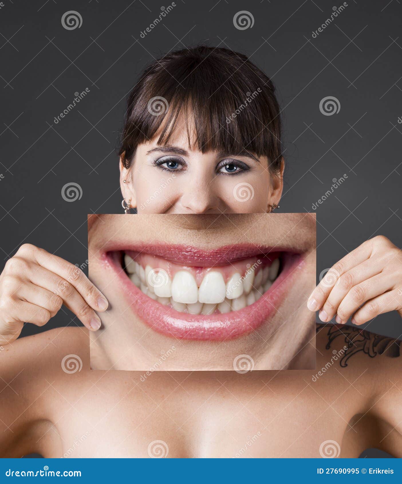 Funny Dentist Showing White Teeth And Big Smile Royalty-Free Stock ...