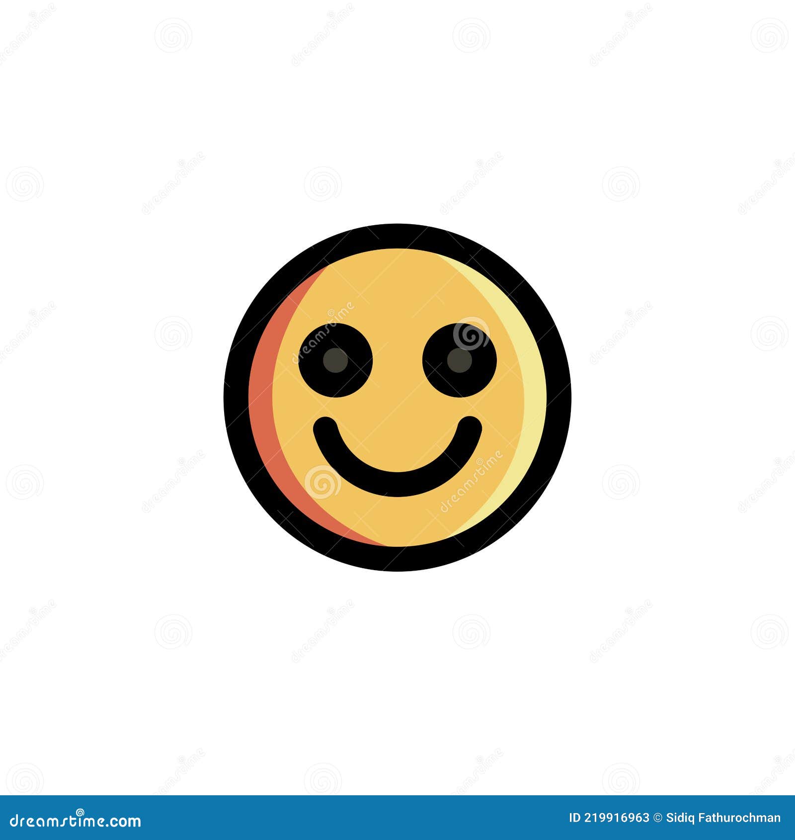 Big Smile Icon stock vector. Illustration of emotion - 219916963