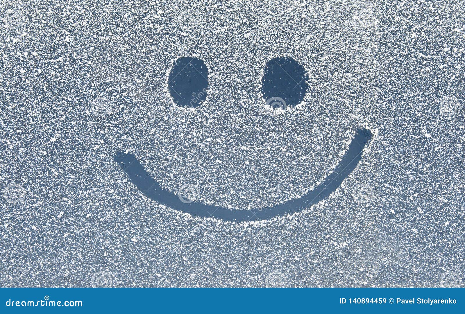 Smile on snow window stock image. Image of human, cool - 140894459