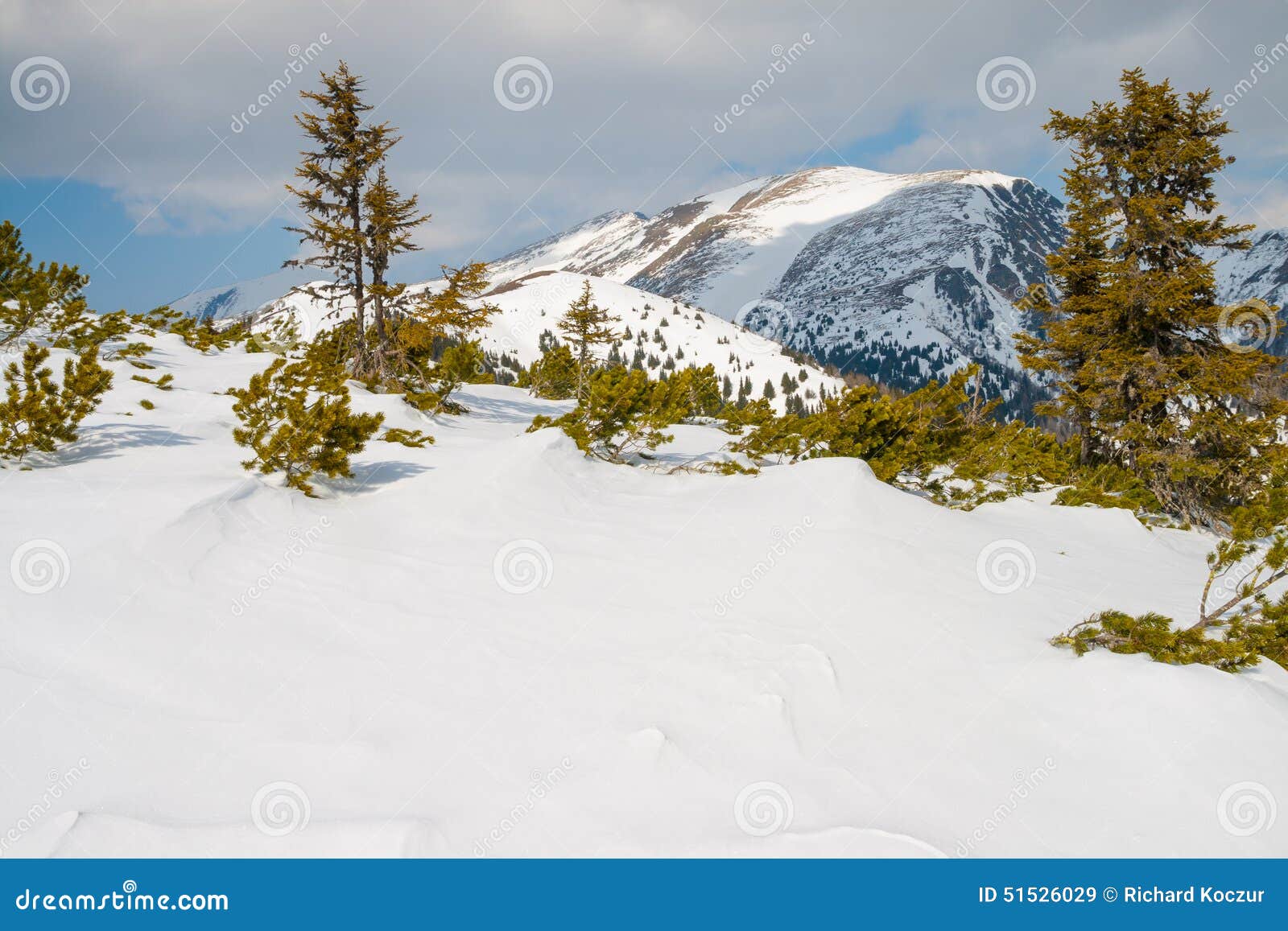 Big snow at a mountain stock image. Image of mountain - 51526029
