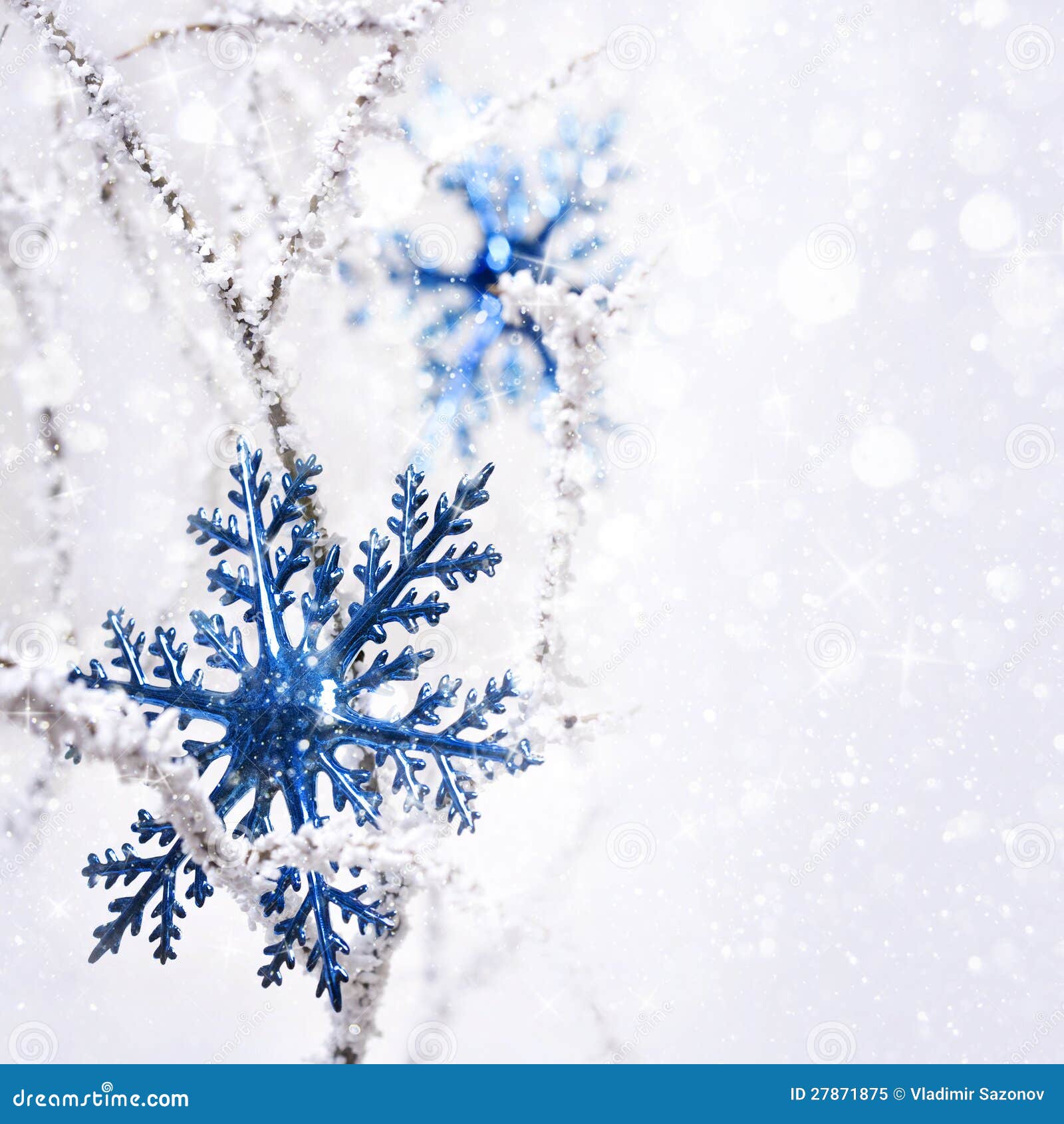 Big snowflake. stock image. Image of christmas, winter - 27871875
