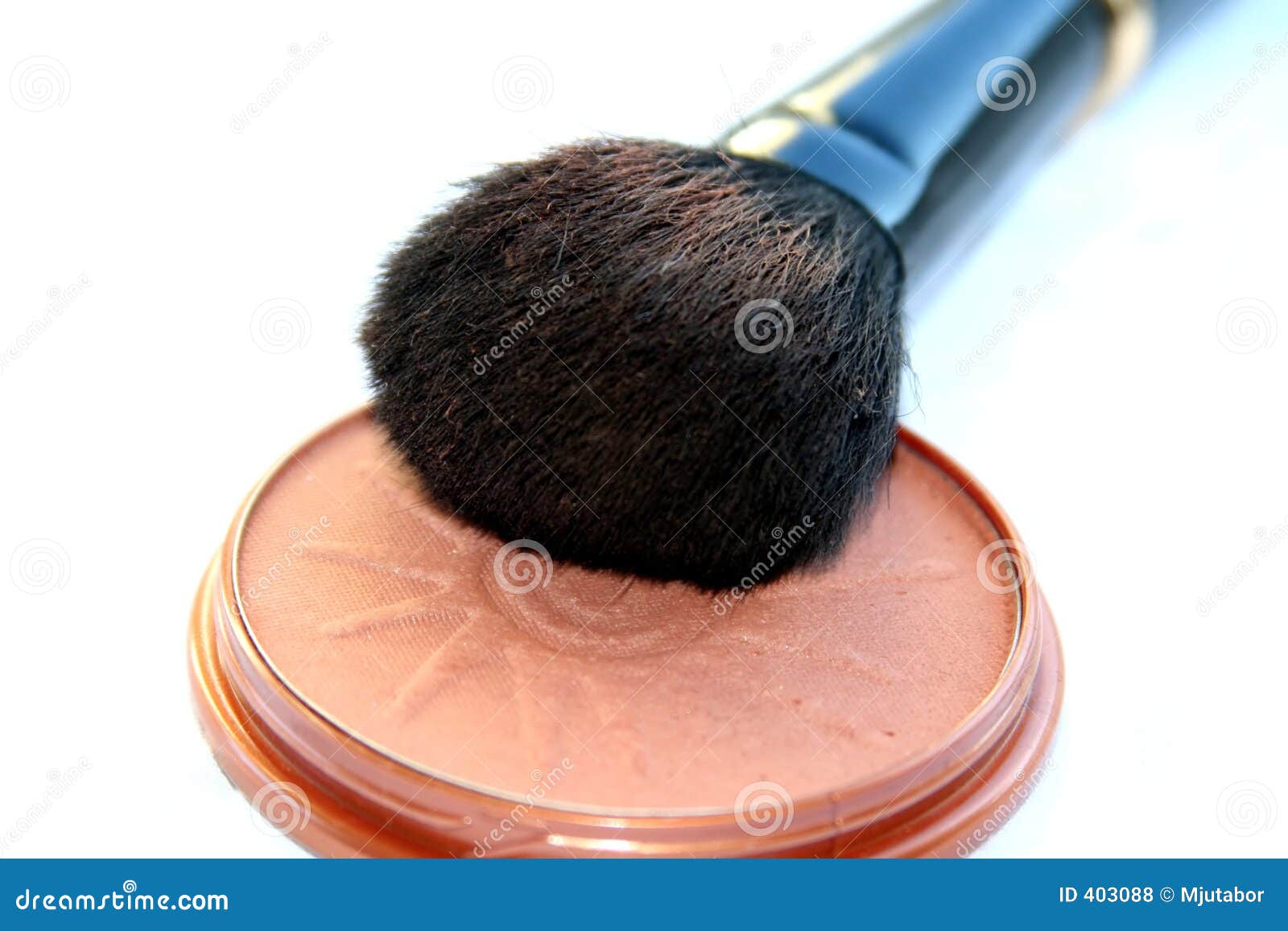Big soft makeup brush stock photo. Image of cosmetics, lifestyle - 403088
