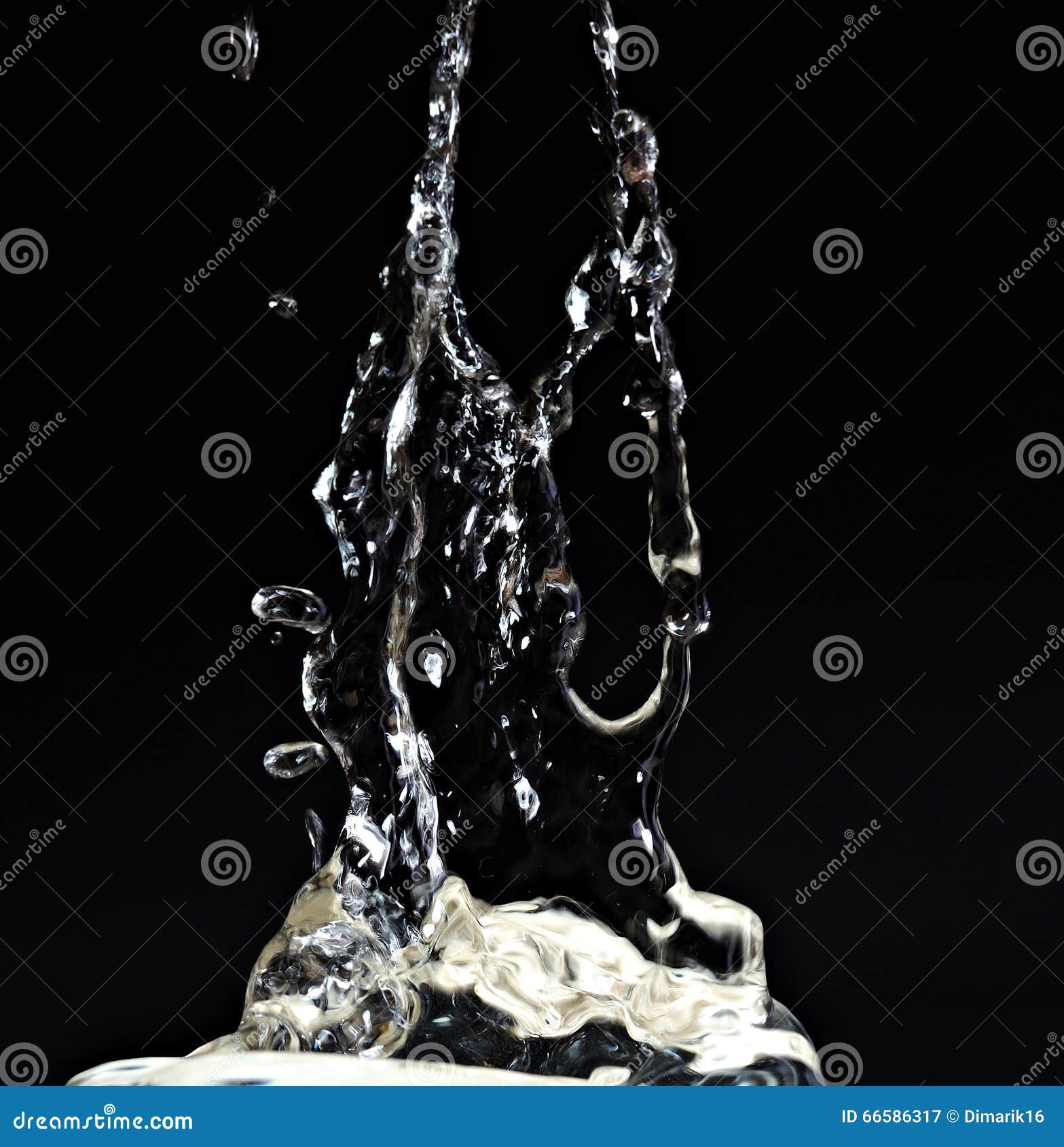 Big solid splash of water stock image. Image of cold - 66586317