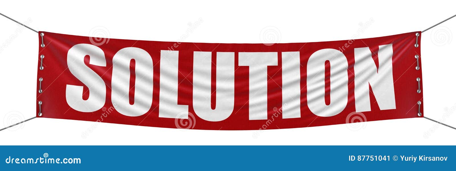 Big solution Banner stock illustration. Illustration of announcement ...