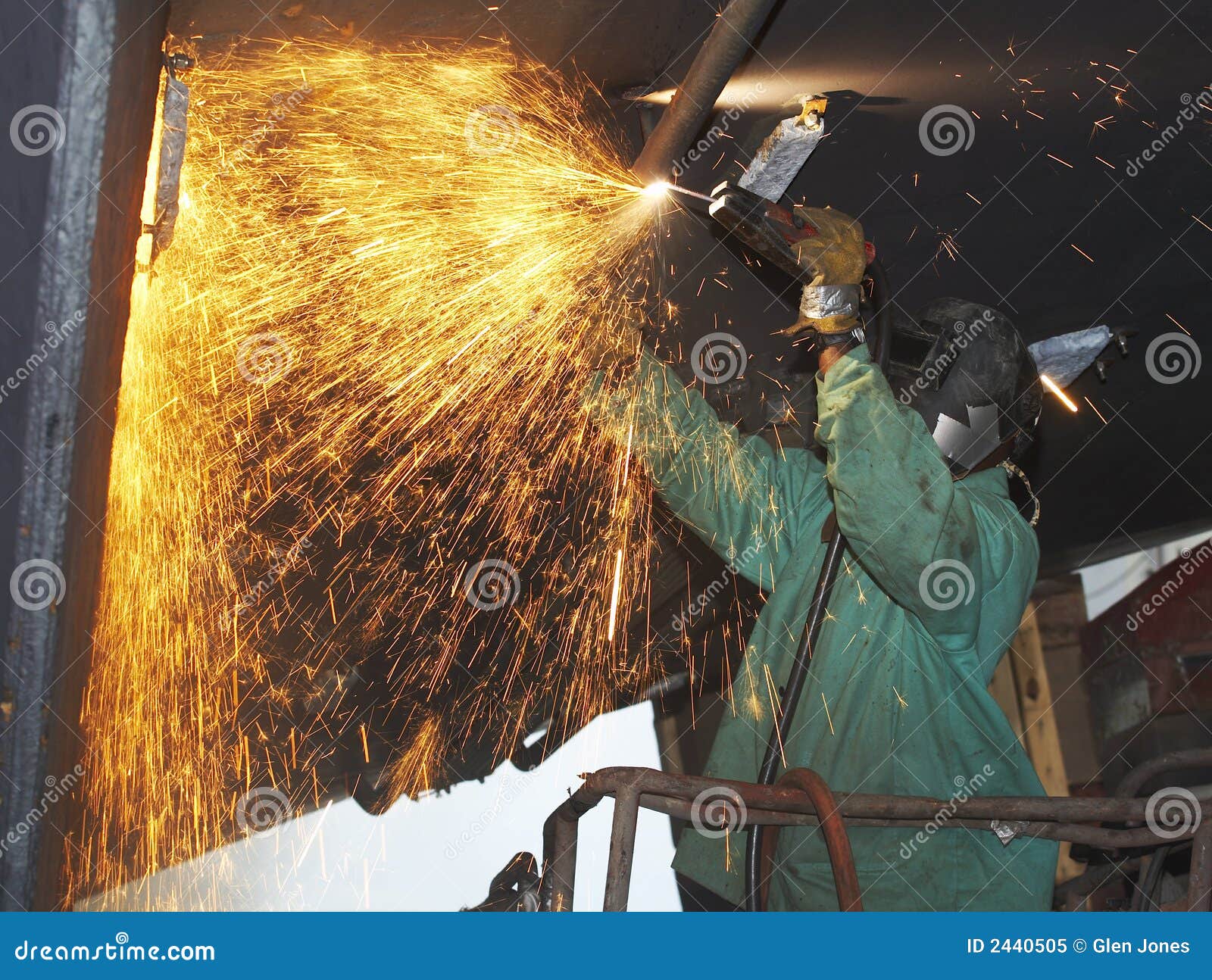 Big sparking stock image. Image of bright, laboring, trained - 2440505