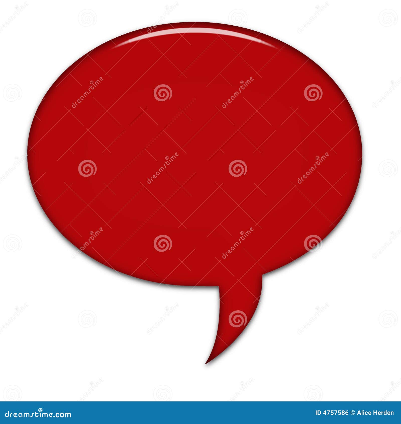 Big Speech Bubble stock illustration. Illustration of glass - 4757586