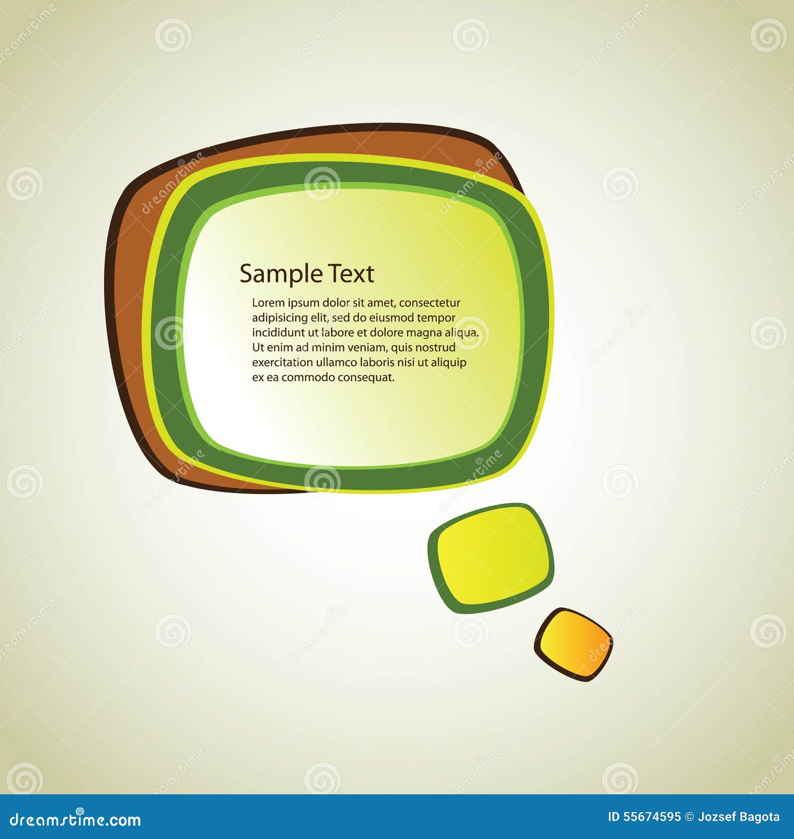 Big Speech Bubble stock vector. Illustration of conversation - 55674595