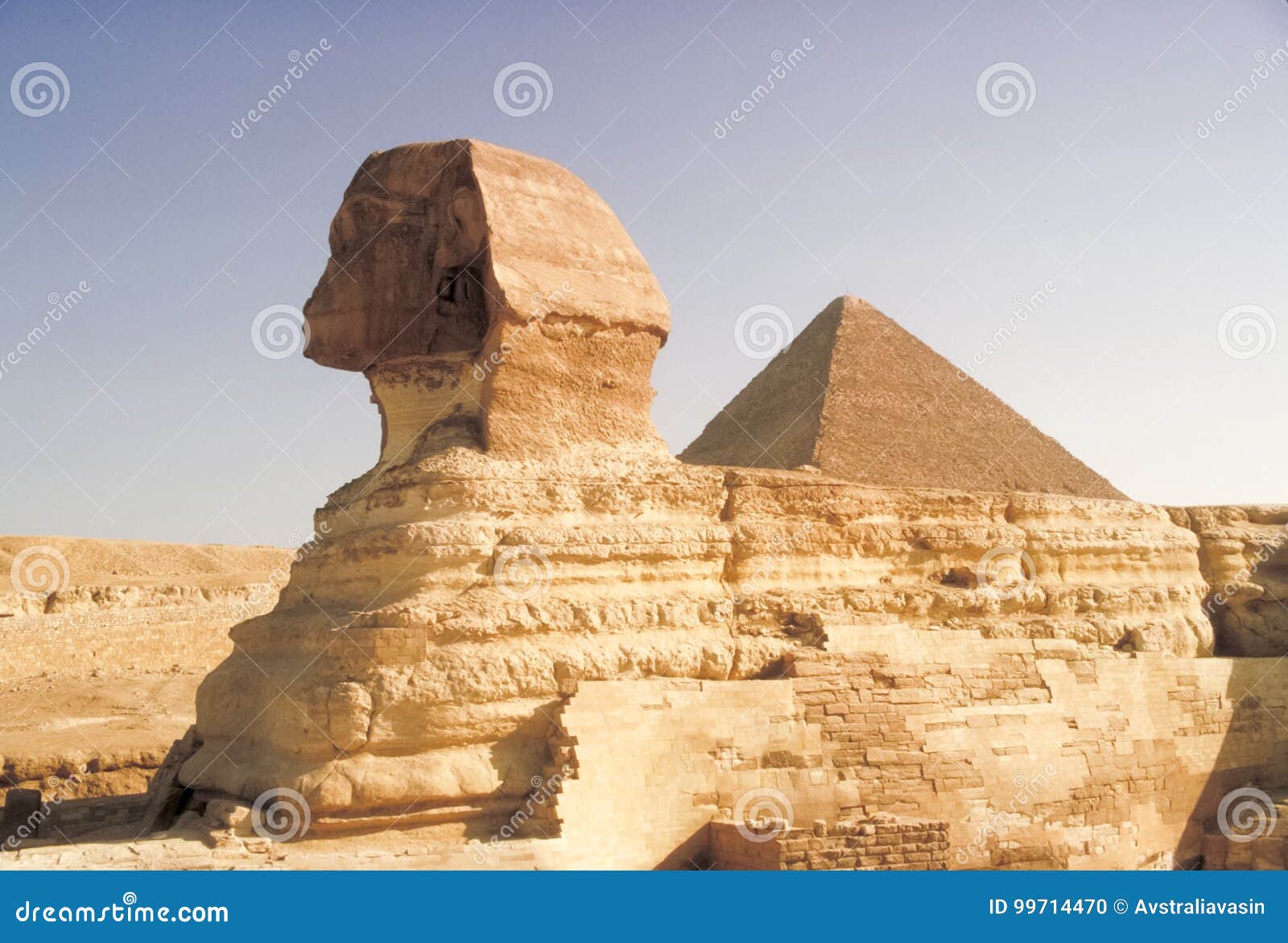 Big Sphinx. Pyramids, Megalithic Structures Of Ancient Civilization ...