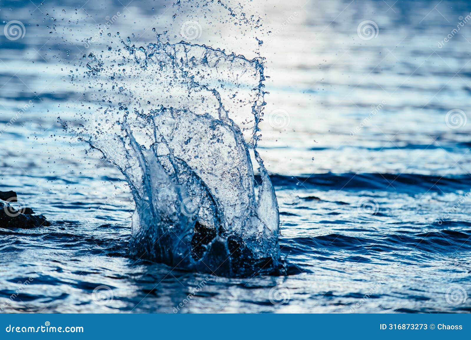 Big Splash on Water Surface Stock Image - Image of dynamic, wave: 316873273