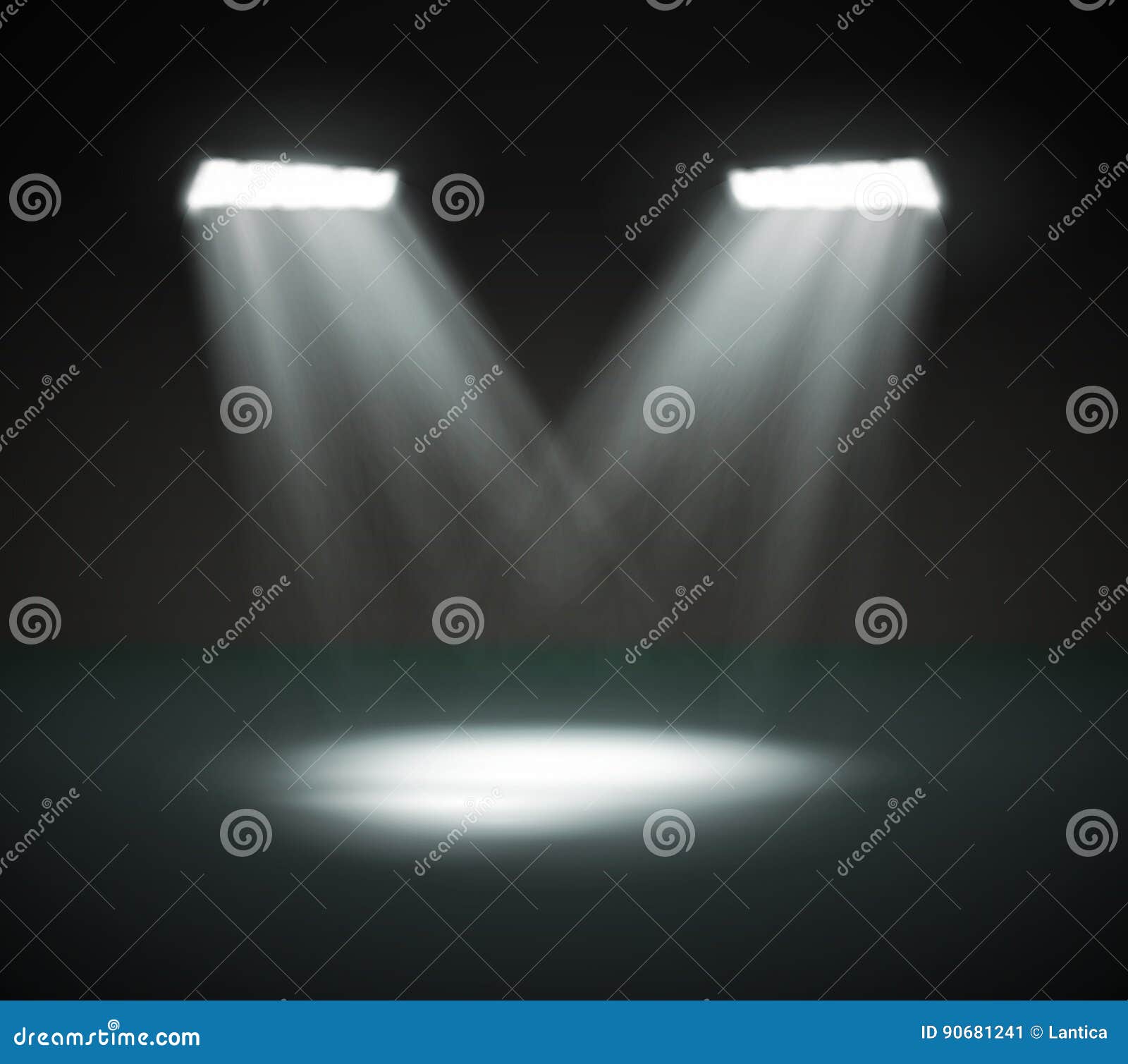 Big Spotlight with Rays stock vector. Illustration of backdrop - 90681241