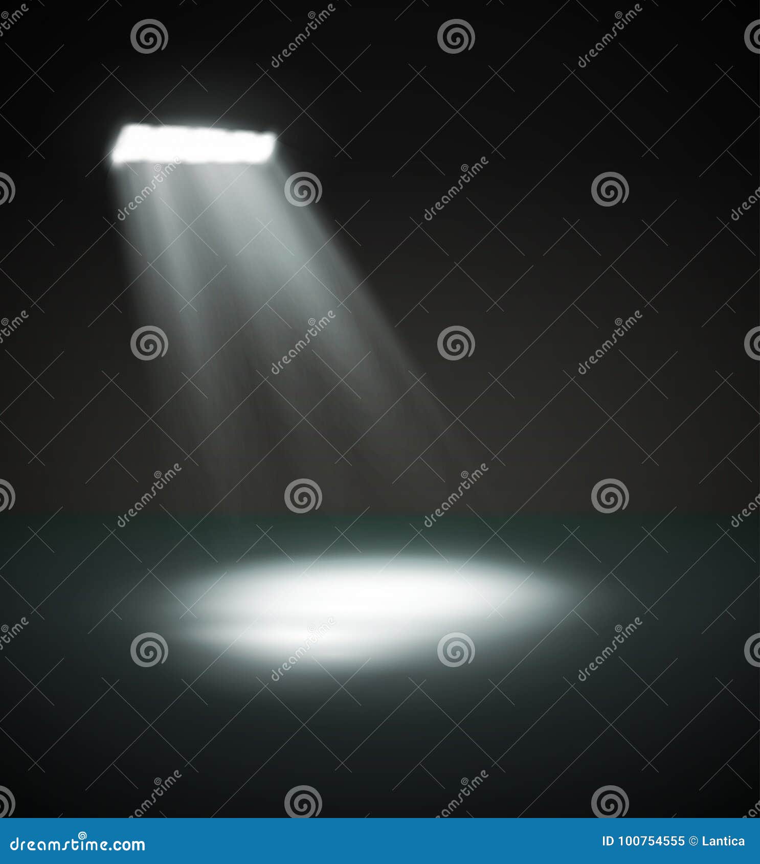 Big Spotlight with Rays stock vector. Illustration of beautiful - 100754555