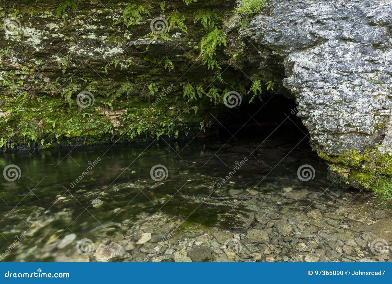 Big Spring Cave stock photo. Image of summertime, hole - 97365090