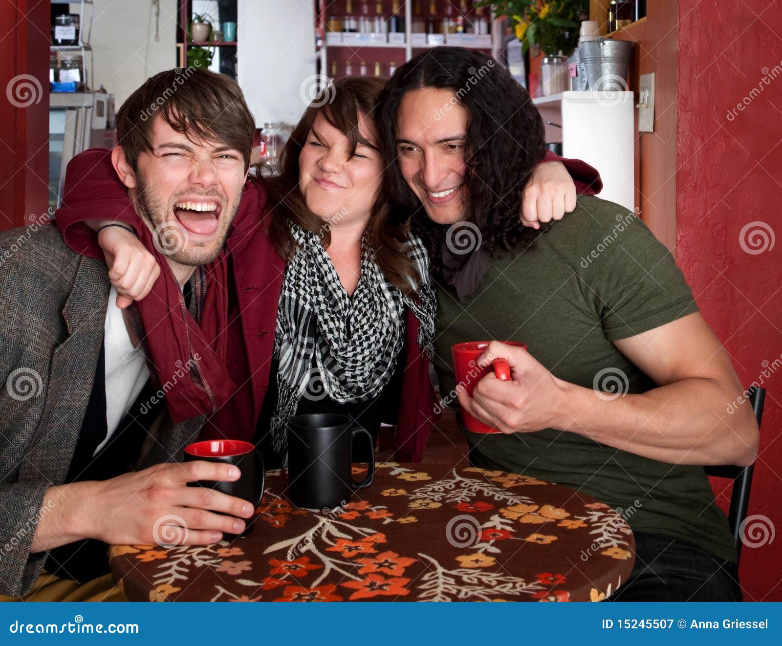 Big Squeeze stock image. Image of friends, coffee, firm - 15245507