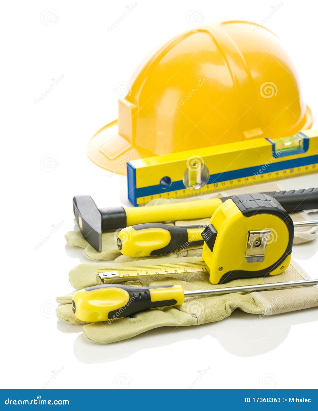 Big Stack of Building Tools Stock Image - Image of working ...