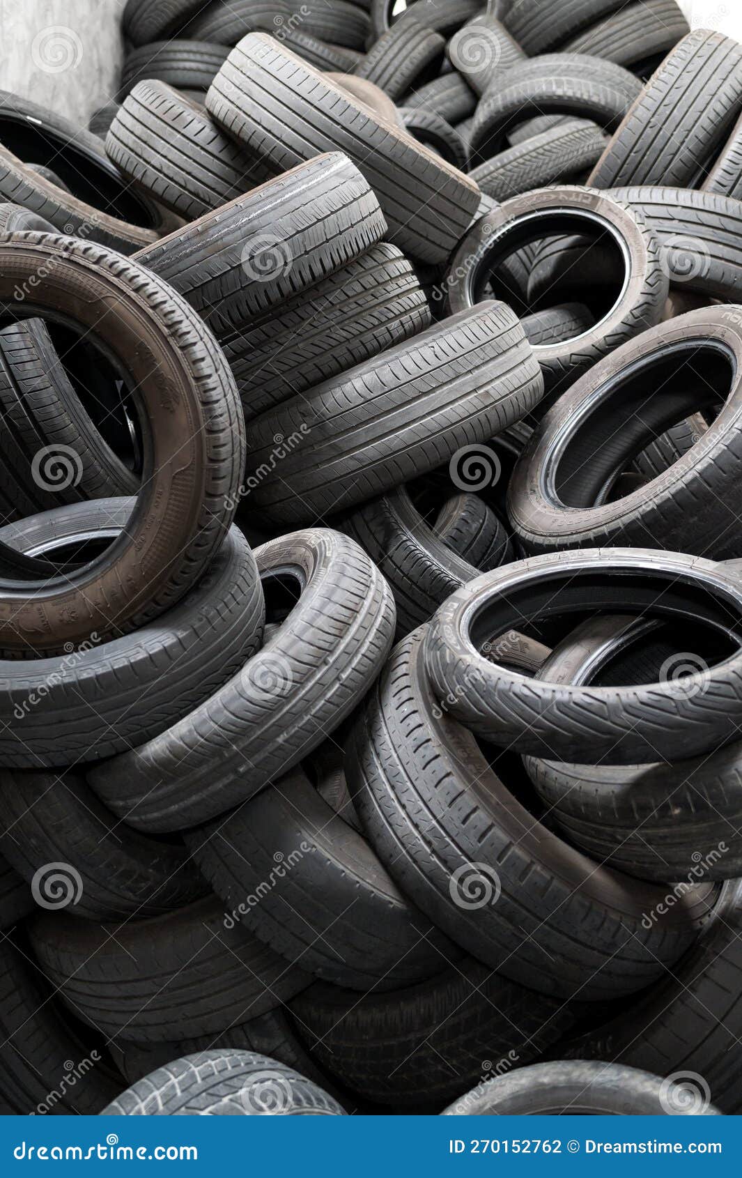 Big Stack of Disposed Black Tires Editorial Photography - Image of ...