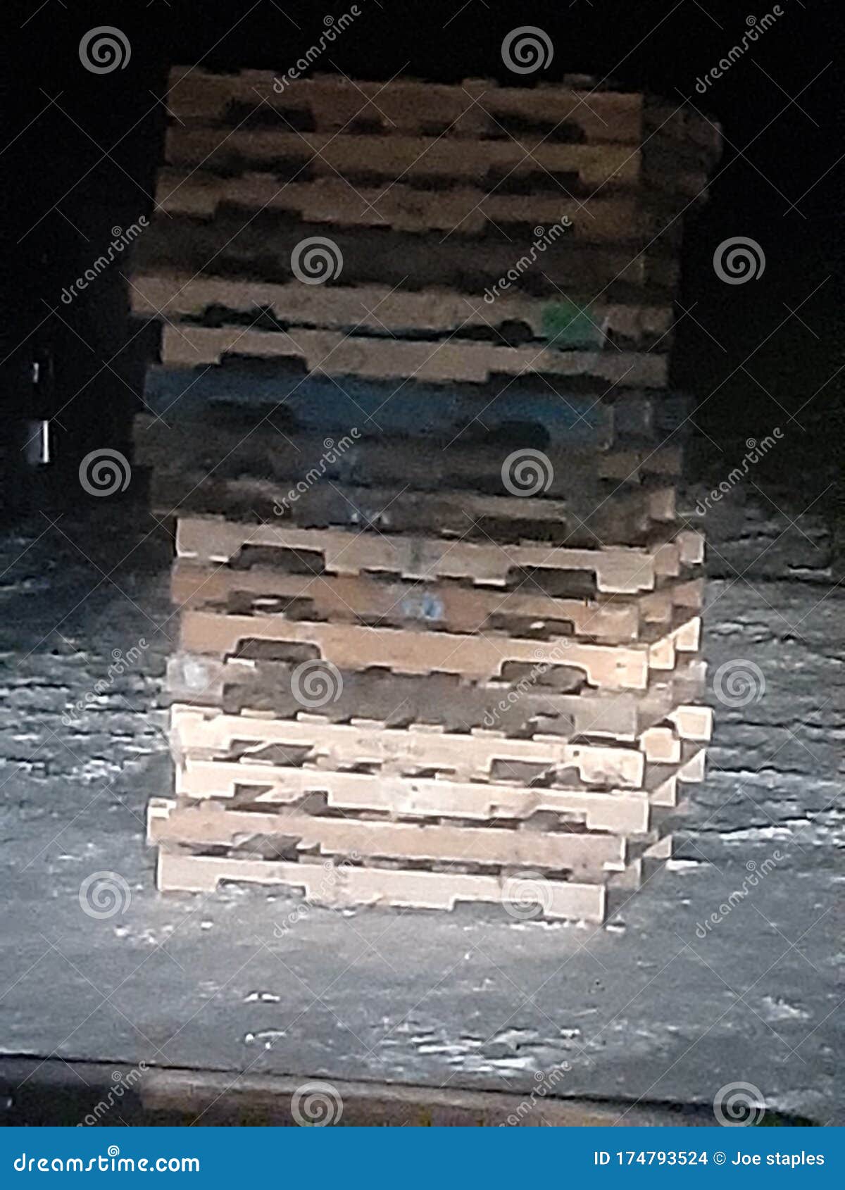 Big stack of pallets stock photo. Image of stack, today - 174793524