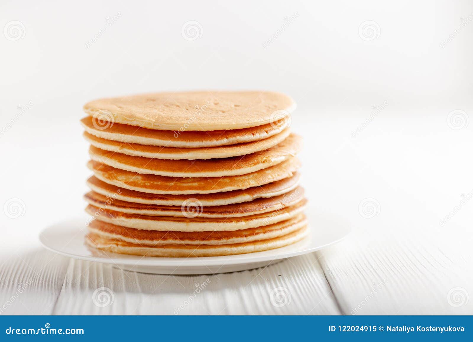 Big stack of pancakes stock image. Image of pancakes - 122024915