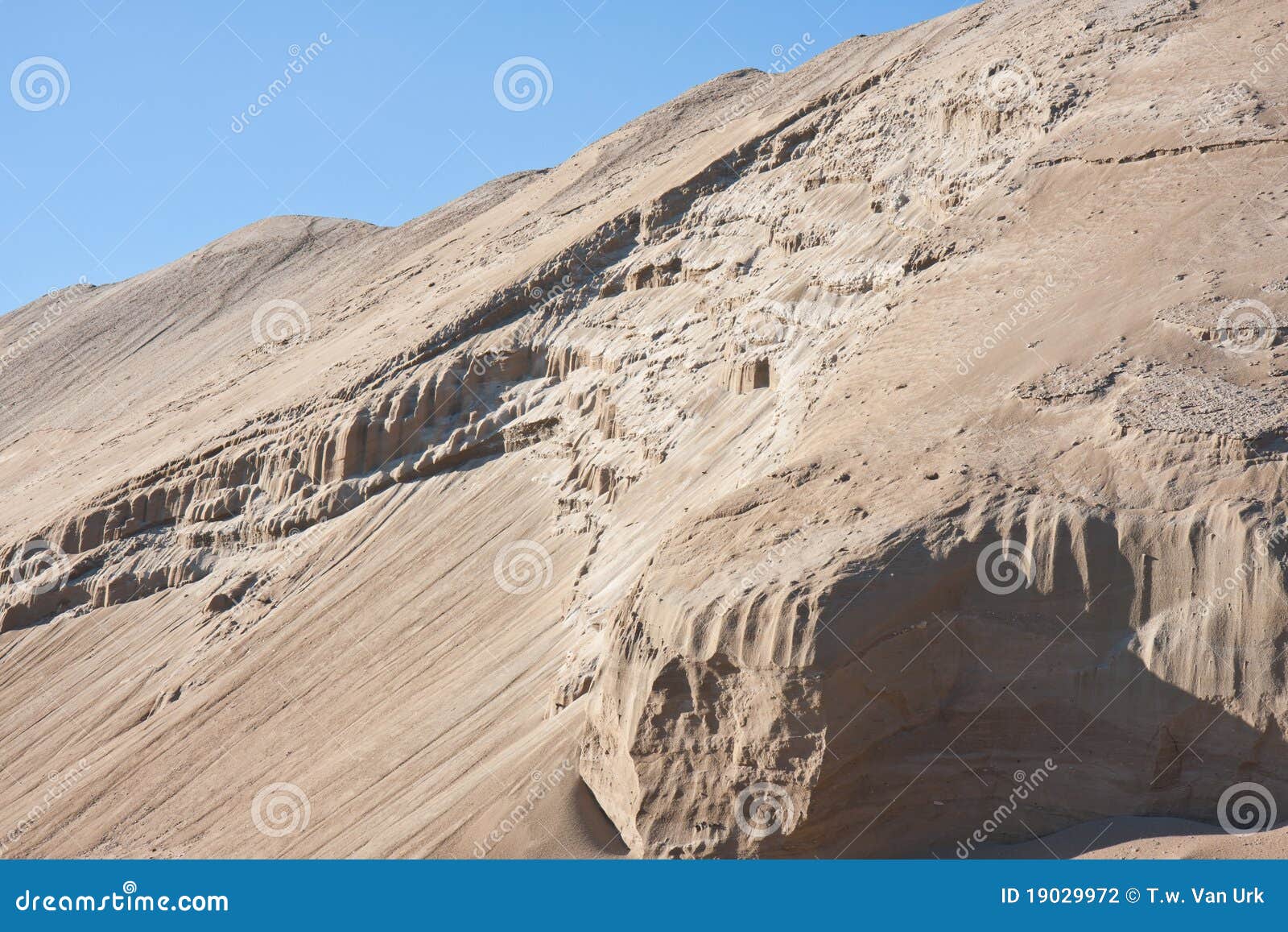 Big Stack of Sand of a Cement Factory Stock Photo - Image of business ...