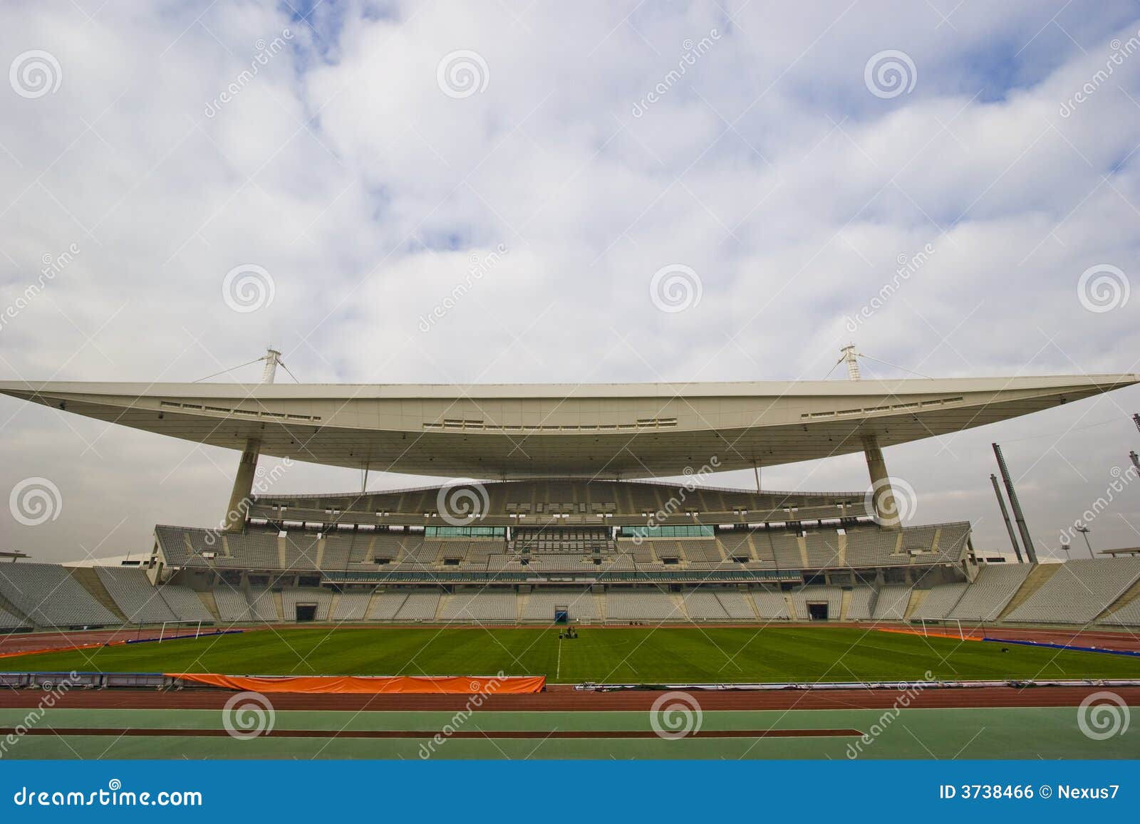 Big Stadium stock photo. Image of football, sports, empty - 3738466