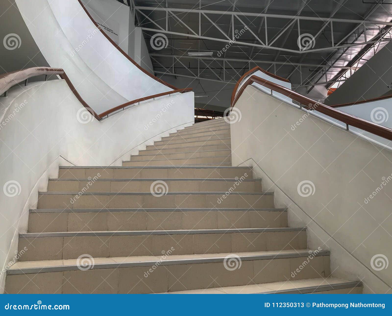 Big Stair Step of the Building Stock Image - Image of architecture ...