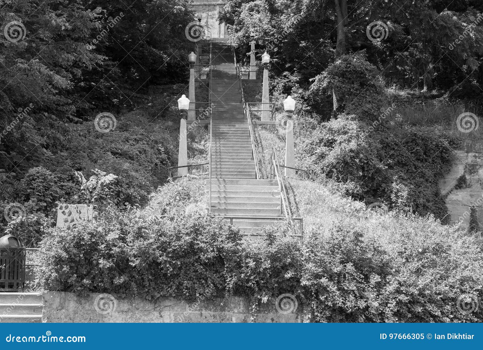 Big Stairs in a City of Galena Stock Image - Image of architecture ...