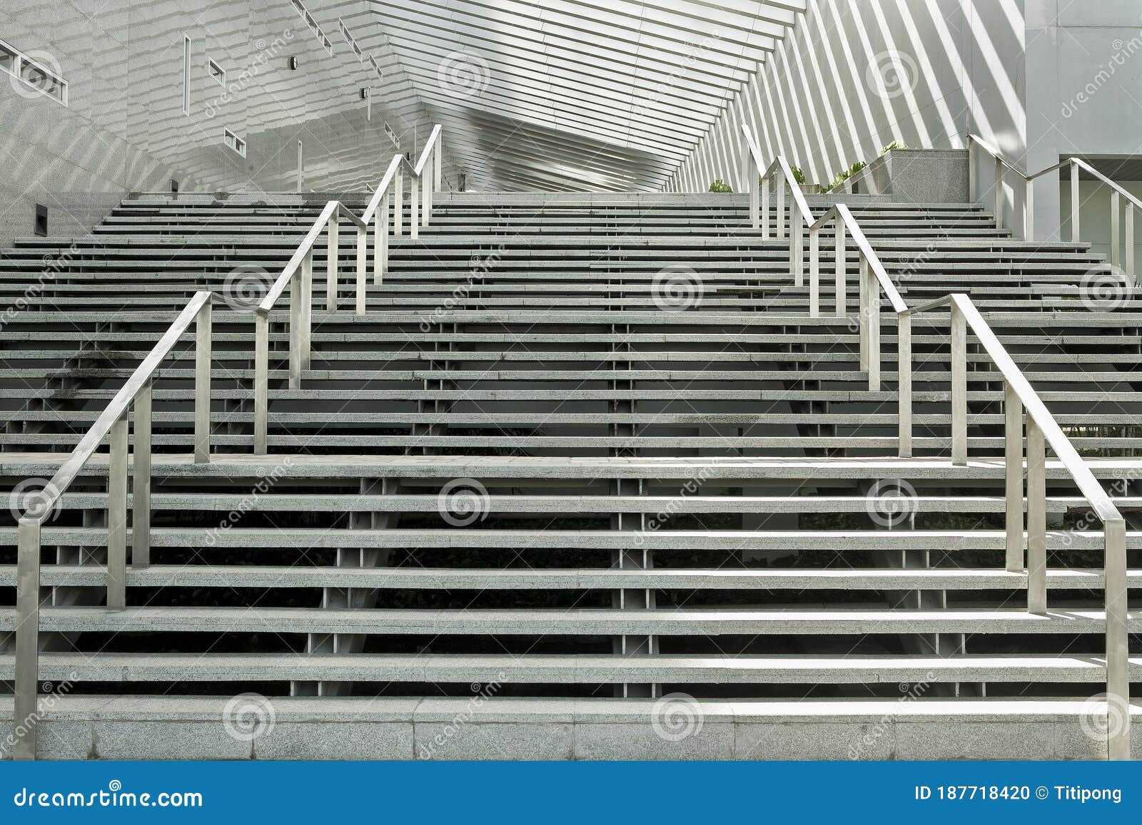 Big Stairs in Front of the Building Stock Photo - Image of front, light ...
