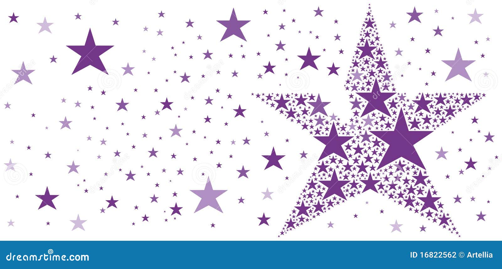 Big Star Made of Small Stars Stock Vector - Illustration of christmas ...