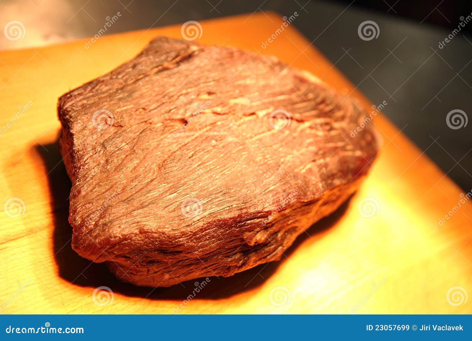 Big steak stock image. Image of meaty, food, beef, freshness - 23057699