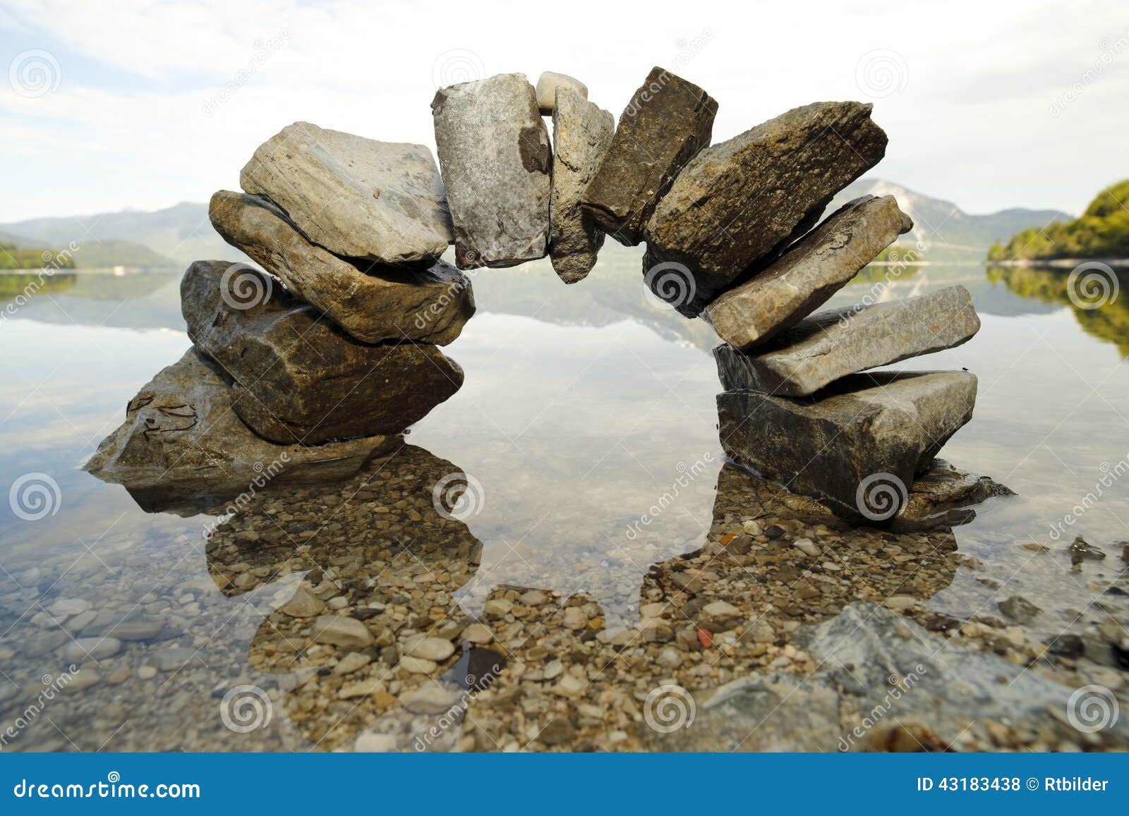 Big stone bow stock photo. Image of balance, green, bridge - 43183438