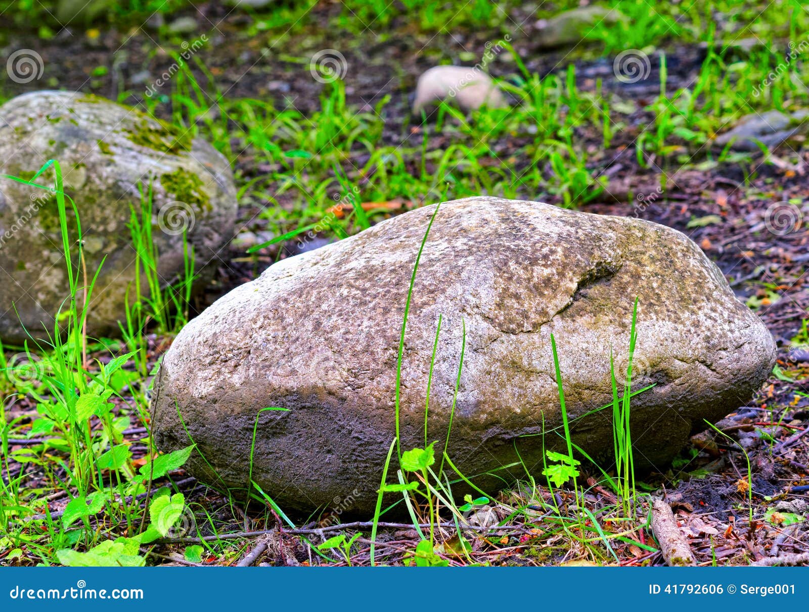 Big stone stock photo. Image of boulder, rubble, dirt - 41792606