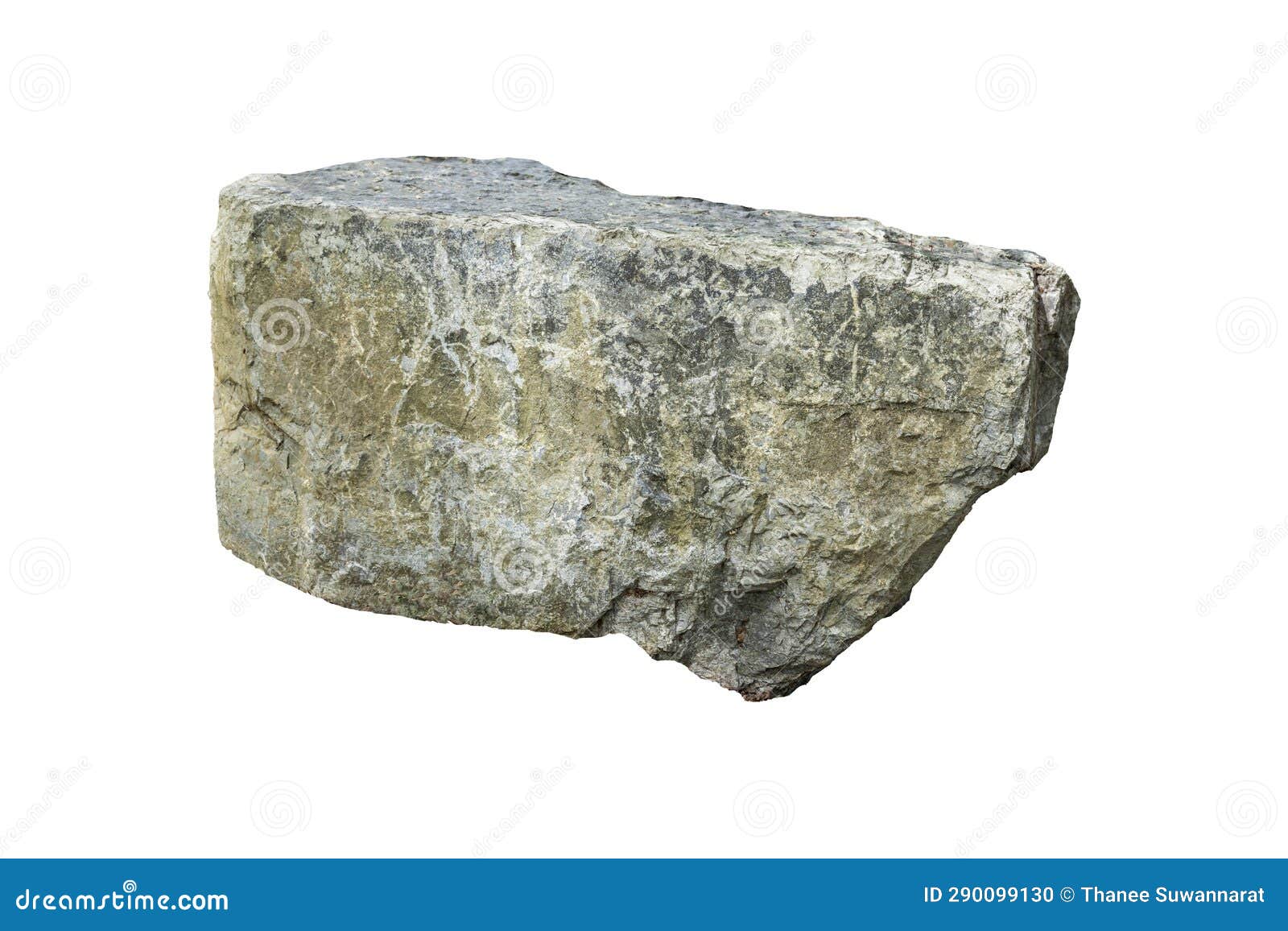 Large Stone Isolate. White Background Stock Photo - Image of explorer ...