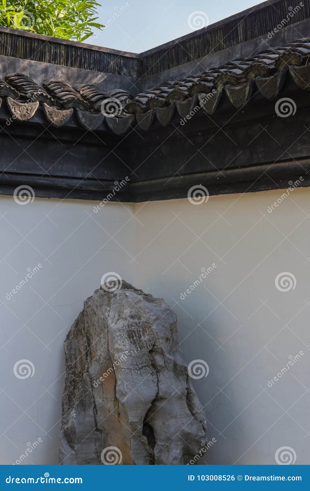 Stone in the corner stock photo. Image of park, corner - 103008526